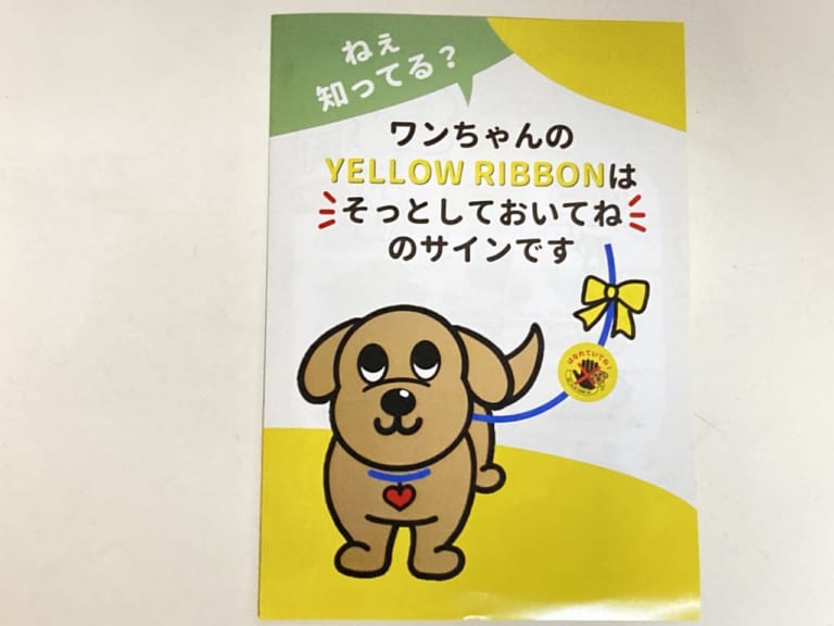 【鎌ケ谷市】愛犬のお散歩でお困りの方、イエローリボンご存じですか？ | 号外NET ピックアップ！千葉